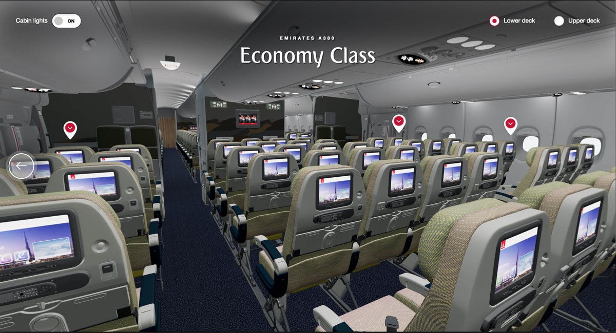 Emirates introduces 3D seat models on their site - GURU8